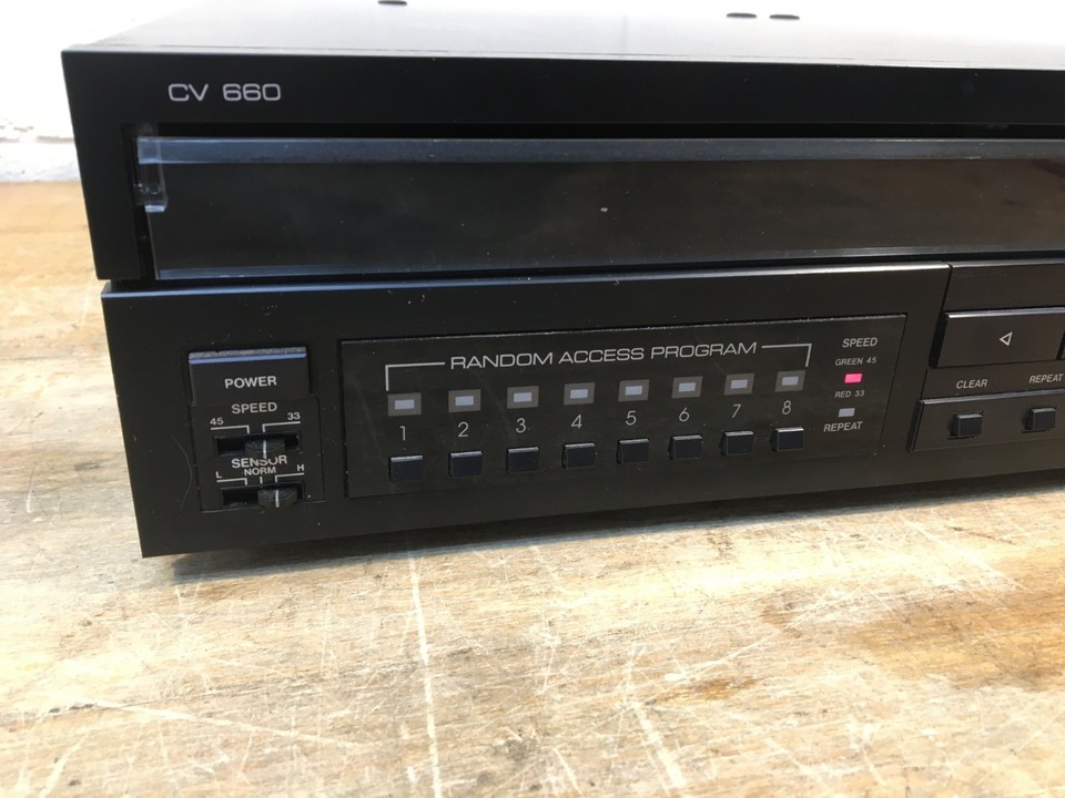 Rare Zenith CV 660 JVC L-E50B Linear Tracking Turntable track sensing ...