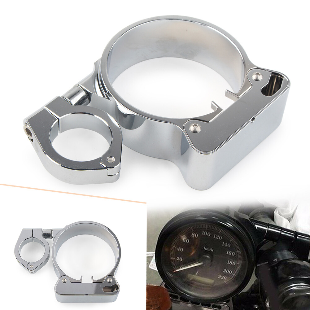 39mm Side Mount Speedo Relocation Chrome Bracket For Harley Sportster ...