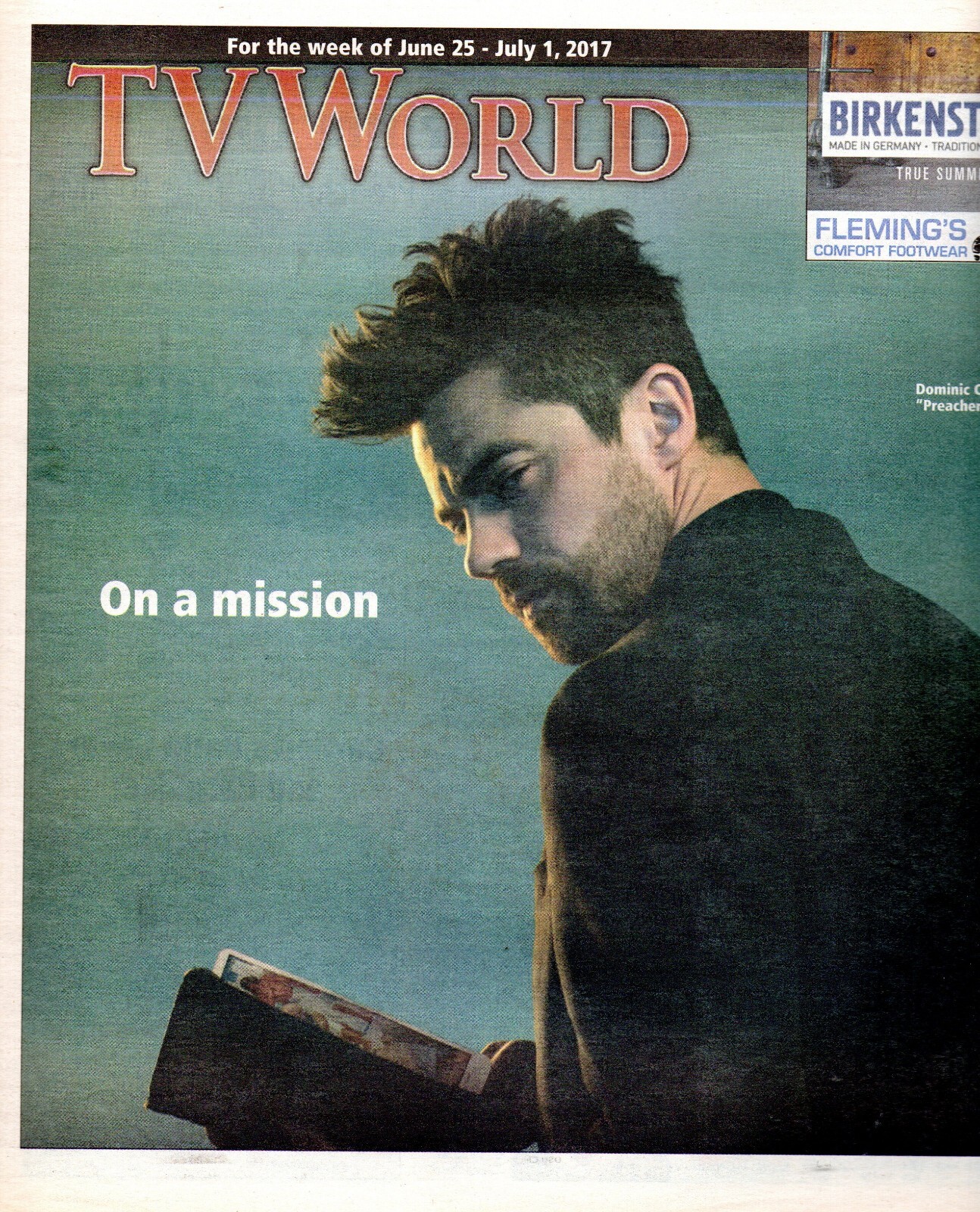 TV WORLD Magazine June 25-July 1 2017 Dominic Cooper Preacher | eBay