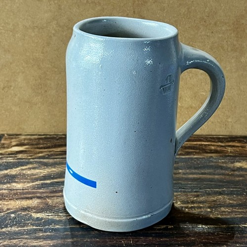 Vintage Mid Century 1 Liter Stoneware Salt glazed German Beer Stein Mug ...
