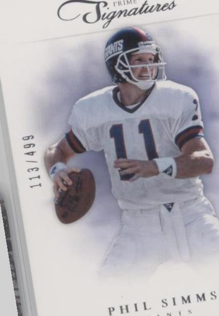 2012 Panini Prime Signatures - Phil Simms #147 /499 for sale online | eBay