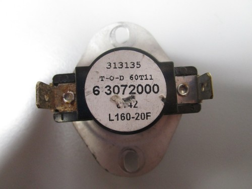 Whirlpool Dryer Cycling Thermostat (L160-20F) 694674 WP694674 63072000 ...