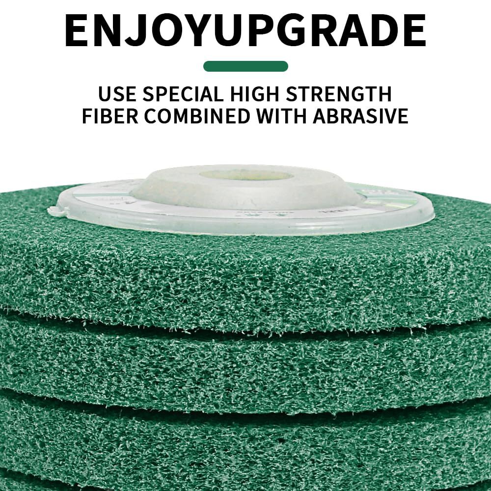4'' 100mm Nylon Fiber Wheel Abrasive Polishing Buffing Disc Pad Angle ...
