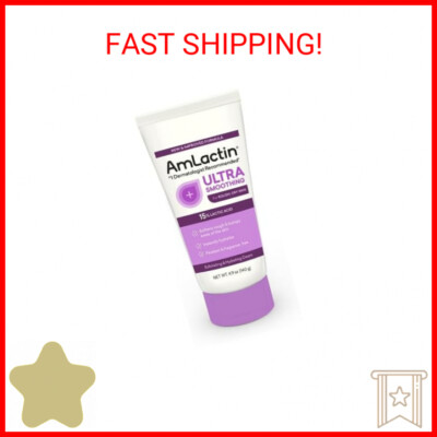 AmLactin Ultra Smoothing - 4.9 oz Body & Hand Cream with 15% Lactic ...