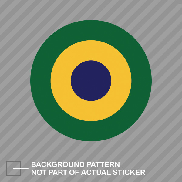 Brazilian Naval Aviation Roundel Sticker Decal Vinyl Brazil BRA BA | eBay