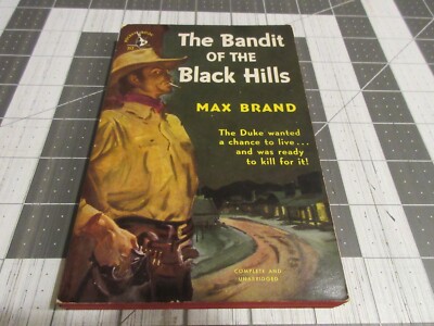 The Bandit of the Black Hills Pocket Books Western 717 by Max Brand 1st ...