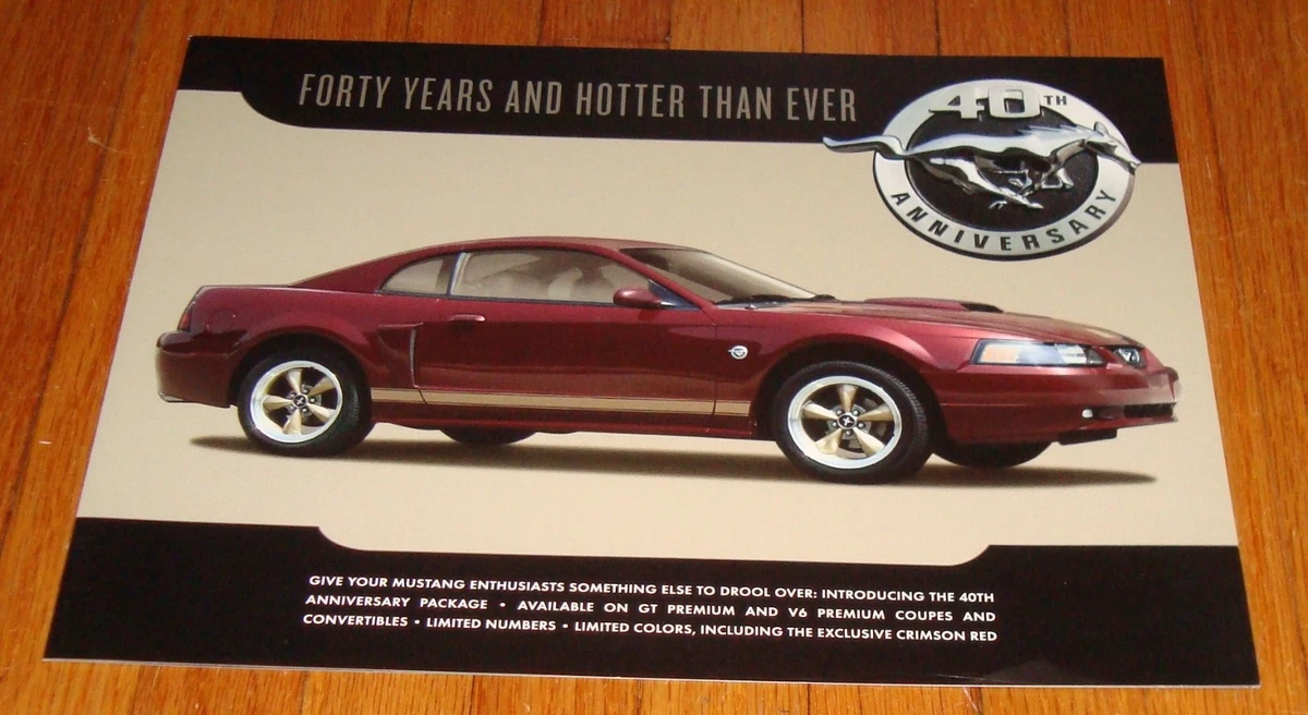 Ford Mustang 40th Anniversary