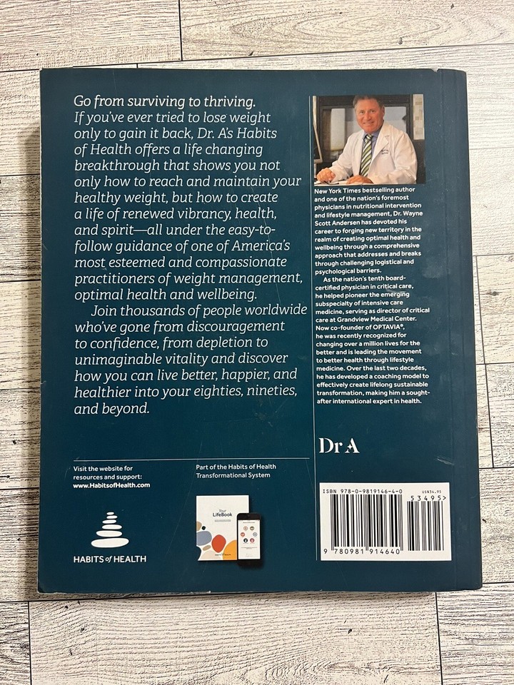 Dr A's Habits Of Health 2nd Edition by Dr Wayne Scott Andersen ...