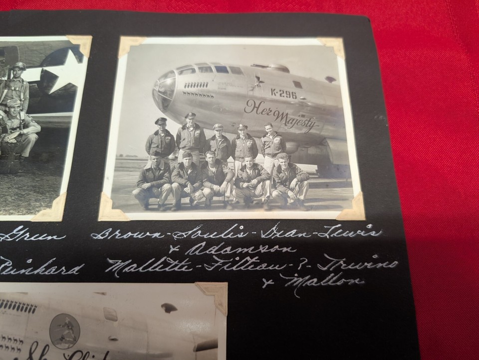 (3) Orig. ca 1945 USAAF 20th AF 444th BG 677th BS B-29 & B-17 Crew ...