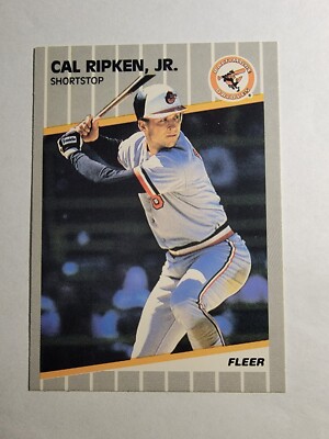 1989 Fleer Cal Ripken Jr. Baseball Card #617 Baltimore Orioles | eBay