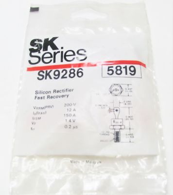 200V 12A Fast Recovery Silicon Rectifier Diode - RCA SK9286 NTE5819 | eBay