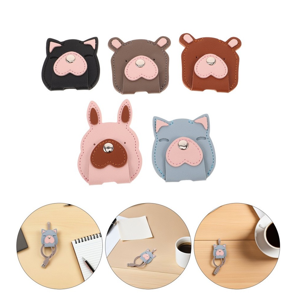 5PCS Earphone Cable Organizer: Travel Cord Wrap - Portable Charging ...