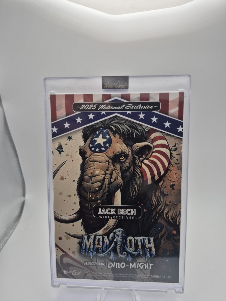 2025 Wild Card Mammoth Jack Bech 1/1 RC National Exclusive - Jumbo | eBay