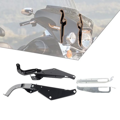 Inner+Outer Fairing Support Brackets For Harley Electra Glide Street ...