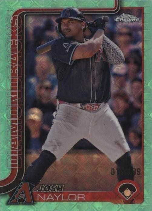 2025 Topps Chrome Logofractor Edition - Josh Naylor, Josh Naylor #15 ...