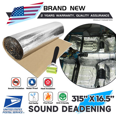 36sqft Sound Deadener Car Insulation Automotive Heat Shield Self ...