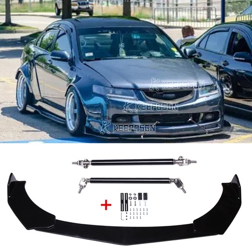 For Chrysler Crossfire 04-08 Gloss Front Bumper Lip Spoiler Splitter ...