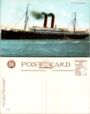 SS Governor Postcard | eBay UK