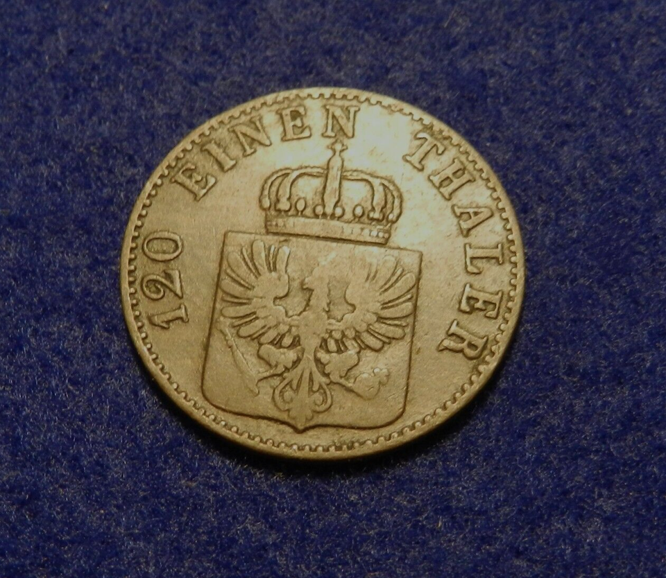 1863 A German States - Prussia 3 Pfennig - Great Old Coin - See PICS | eBay