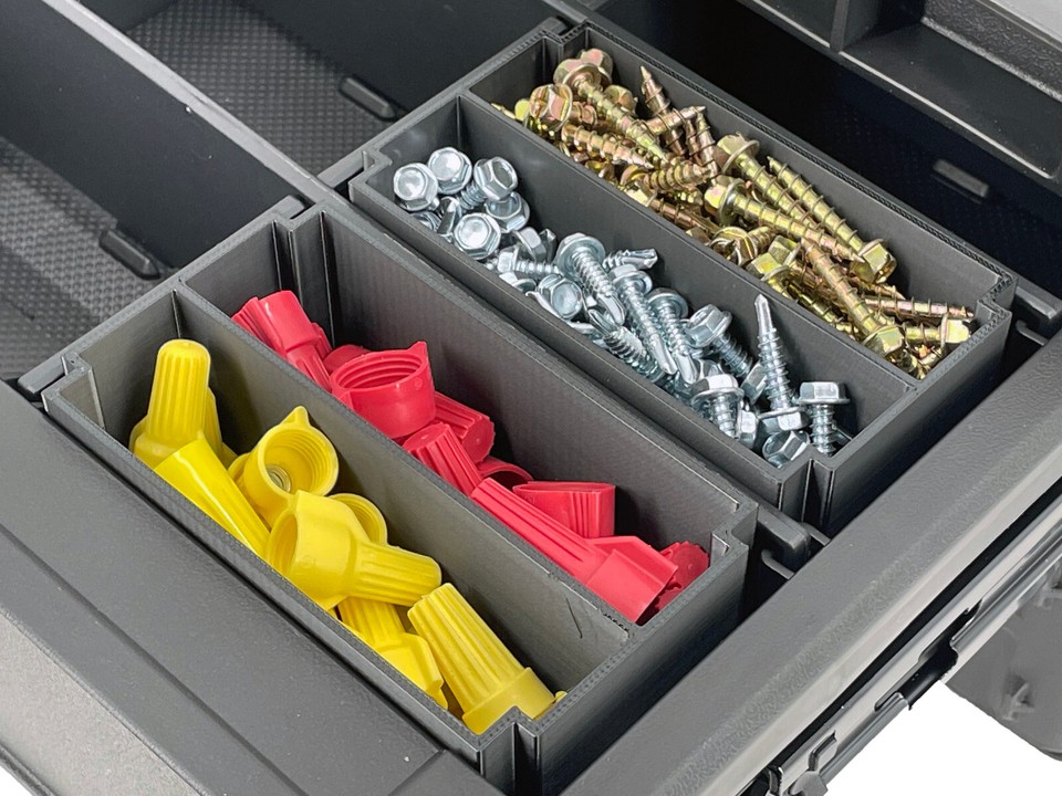 Husky Connect 2-Drawer Organizer Compatible Small Nesting Cup Bin | eBay