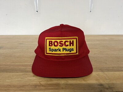 Vintage Bosch Spark Plugs Snapback Hat 80s 90s | eBay