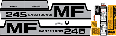 245 Diesel Massey Ferguson Complete Decal Kit | eBay