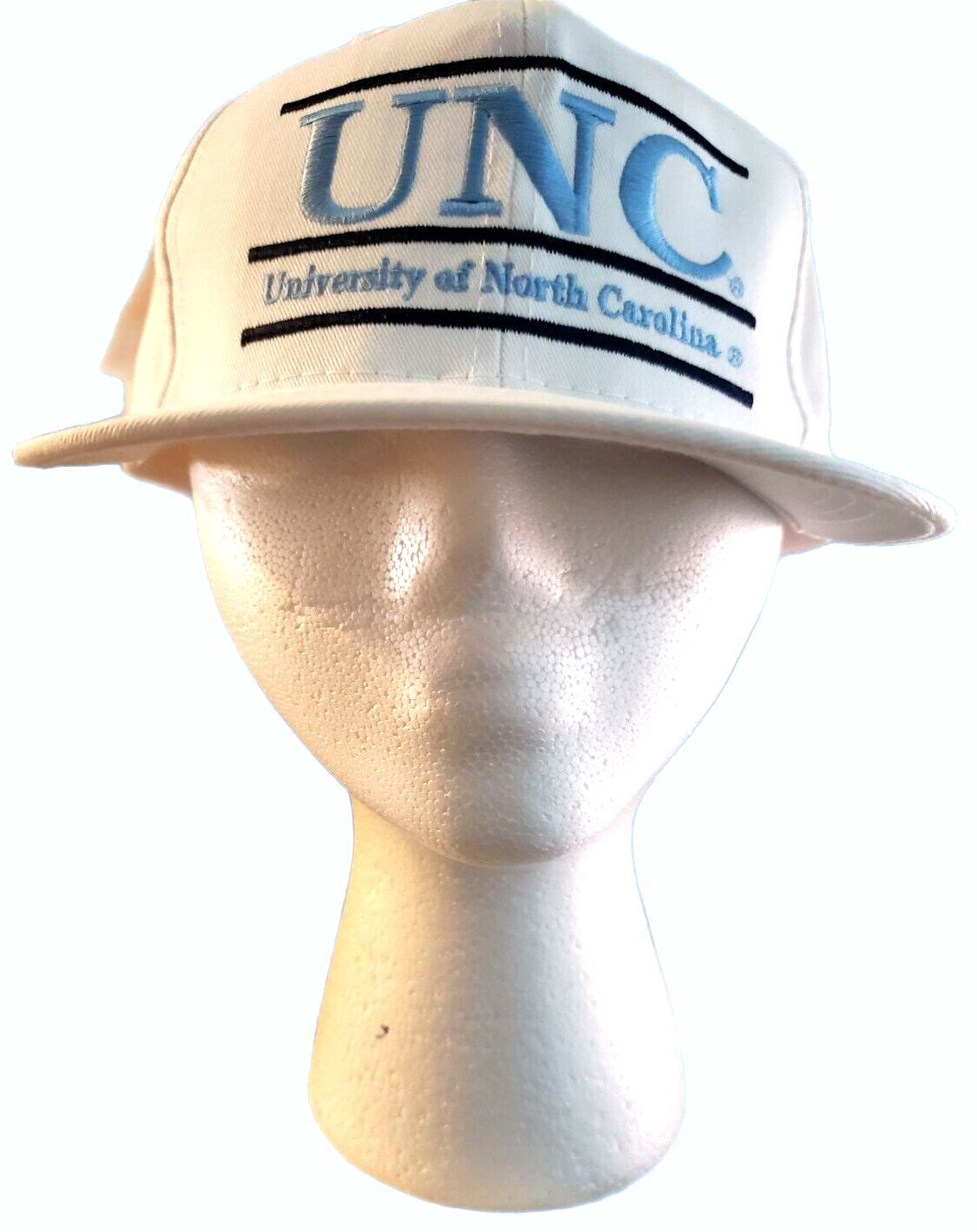 New White UNC California Headwear Hat Cap Snap Back Embroidery Tags ...