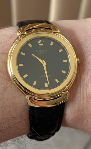 Rolex Cellini 6623 18K YG Men's Quartz Watch | eBay