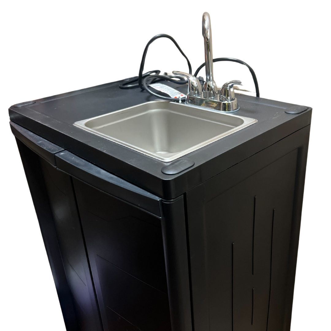 Portable Hand Wash Sink W/Hot and Cold Water & NSF Parts 110V (Side ...