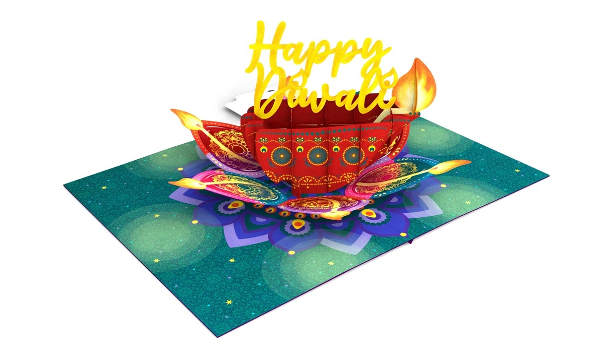 Handmade Diwali Cards