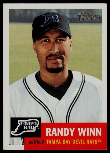 2002 Topps Heritage #240 Randy Winn Tampa Bay Devil Rays | eBay