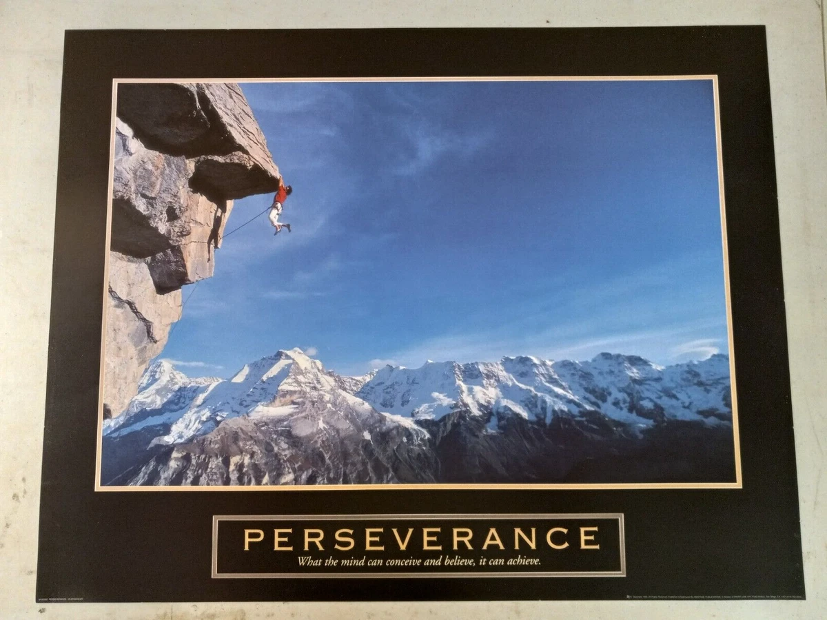 Persistence Poster Motivational
