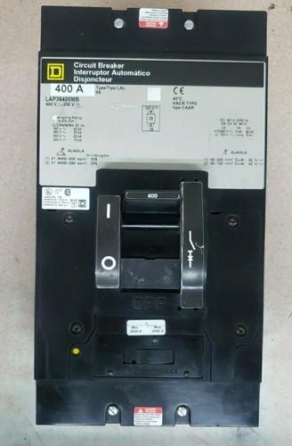 Square D LAP36400MB 400A 3P 600V 30kA@480V I-Line Breaker 785901650386 ...