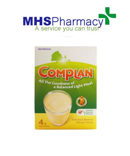 Complan Delicious Banana Flavour Drink 4 x 57g Sachets 4008976682127 | eBay