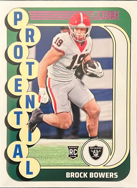 2024 Score Brock Bowers #19 for sale | eBay