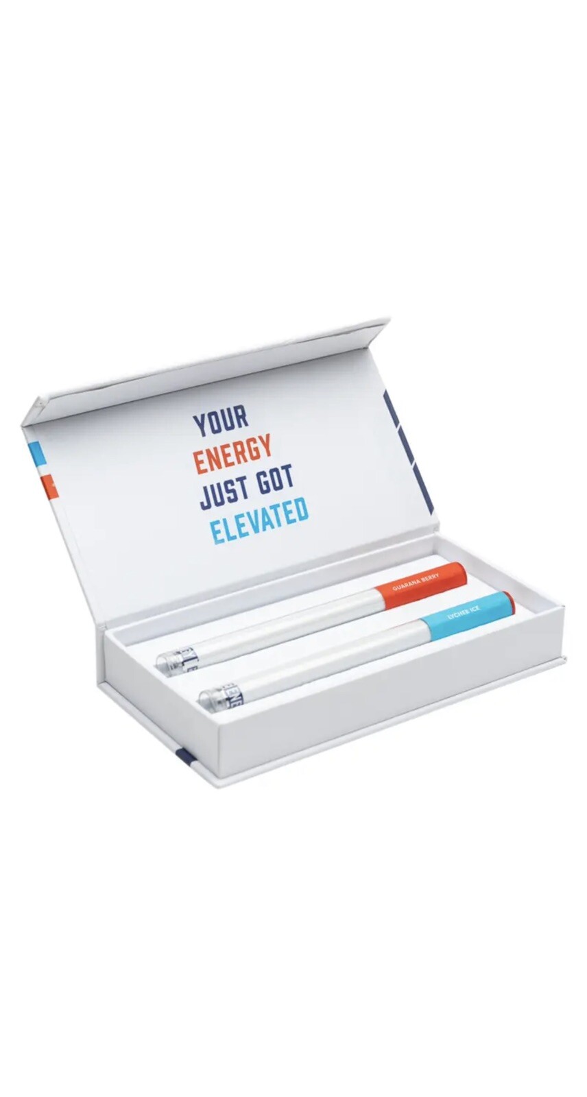 Eagle Energy 2 Pack natural energy supplement inhaler Berry Lychee Ice ...