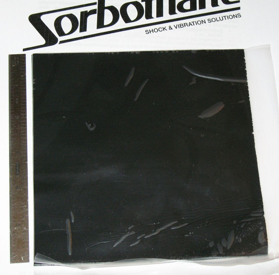 SORBOTHANE SHEET 6X6x1/8" VIBRATION ISO RUBBER PAD 50D | eBay