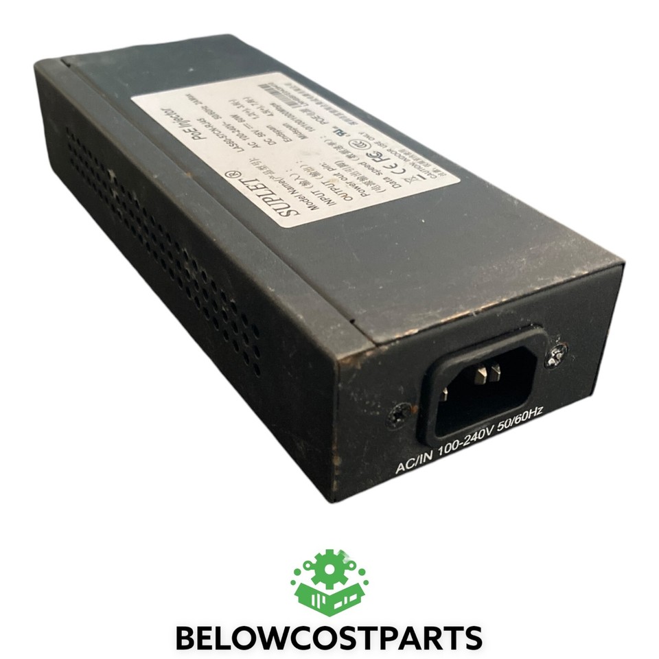 Suplet LAS60-57CN-RJ45 AC 100-240V DC 56V POE Injector | eBay