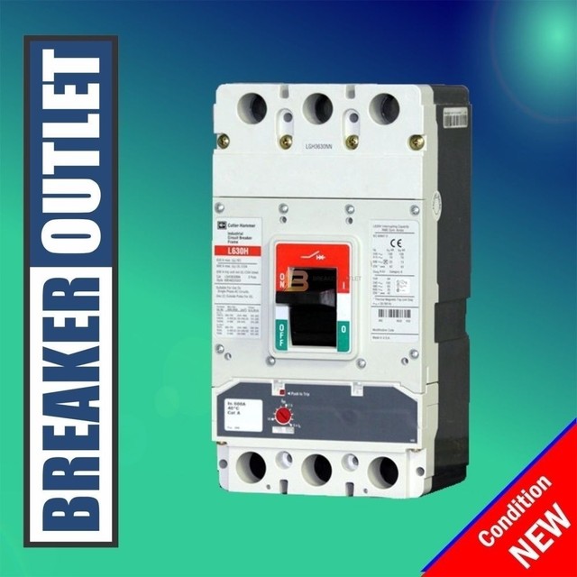 Eaton CH L630H LGH LGH3630NN 3 Pole 600 Amp Trip 600V Circuit Breaker ...