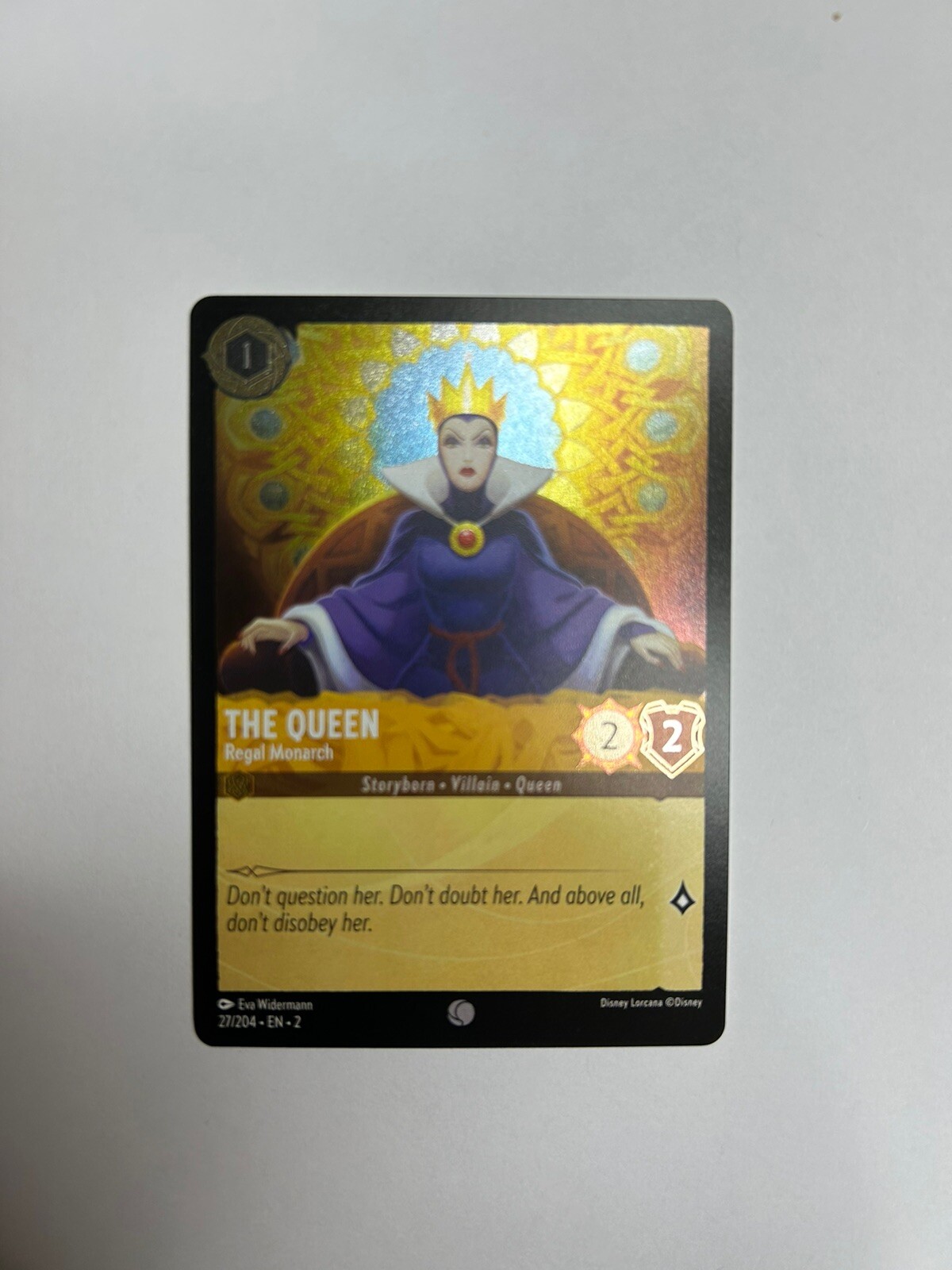 THE QUEEN Regal Monarch FOIL NM-MINT 27/204 Disney Lorcana TCG | eBay
