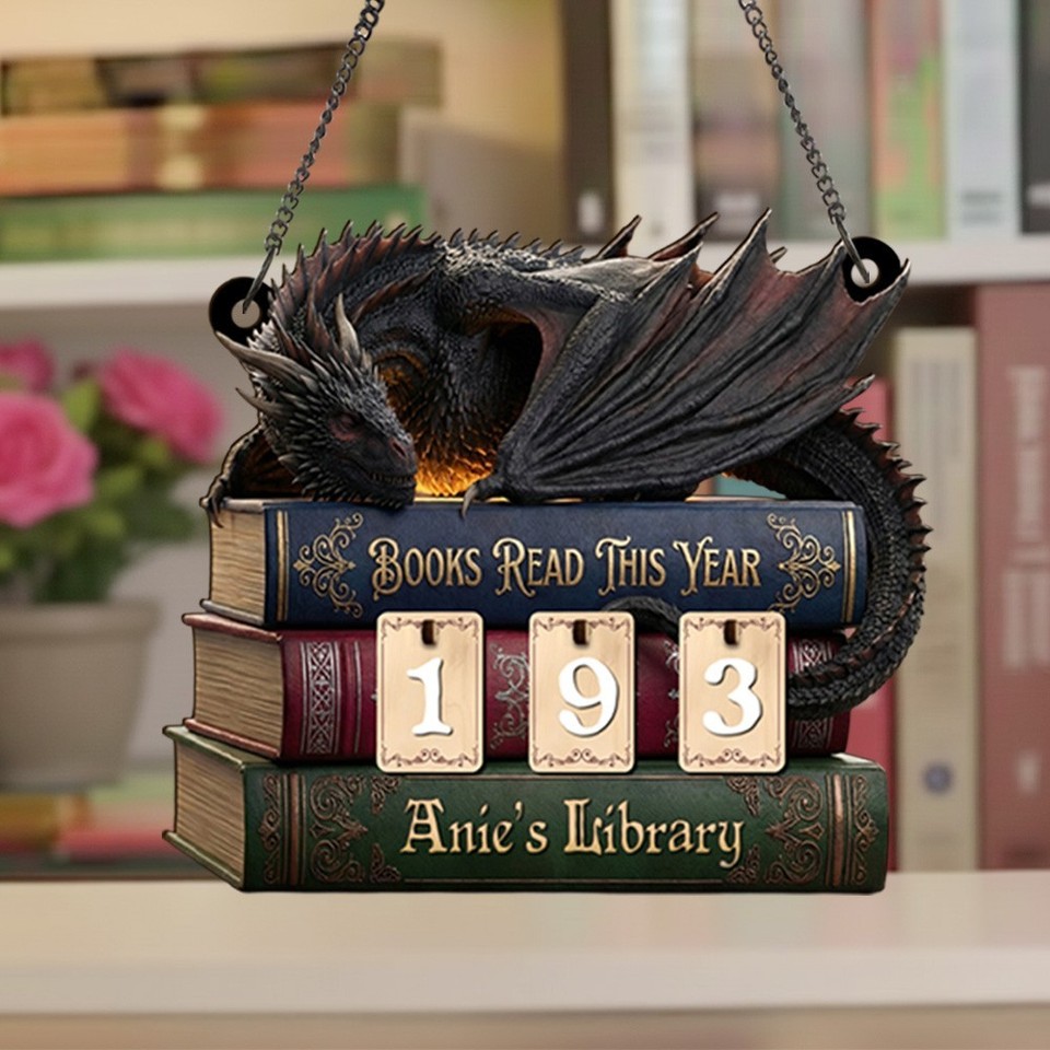 Personalized Books Read Tracker,Custom Fantasy Reading Counter Sign | eBay