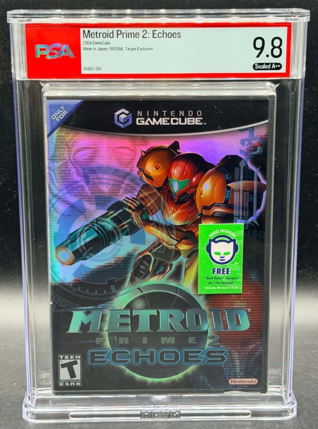 Metroid Prime 2 Echoes Nintendo GameCube NAPSTER Sealed New PSA 9.8 A++ ...