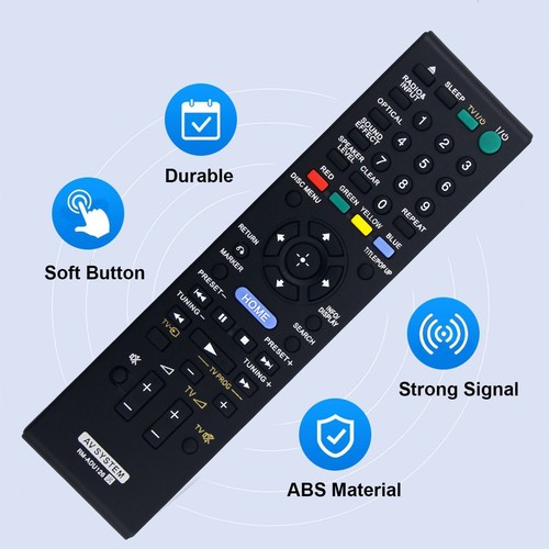 RM-ADU126 Replace Remote Control for /DVD Home Theater System 1-489-835 ...