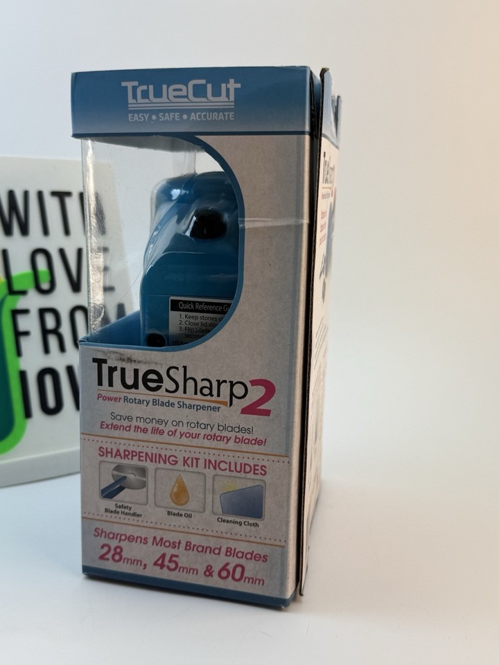 TrueCut True Sharp 2 Diamond Grit Power Rotary Blade Sharpener Blue ...