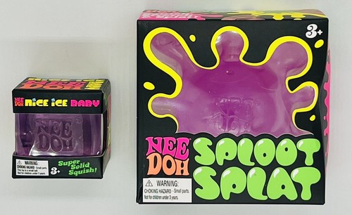 NeeDoh Nice Ice Baby And (NEW) Sploot Splat Combo! | eBay