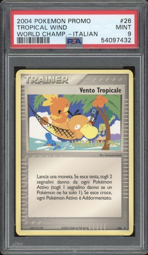 2004 Pokemon ITALIAN World Championships Vento Tropicale-Tropical Wind ...