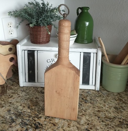 Vintage G. Rushbrooke Smithfield Ltd. Bread Cutting Paddle Board ...