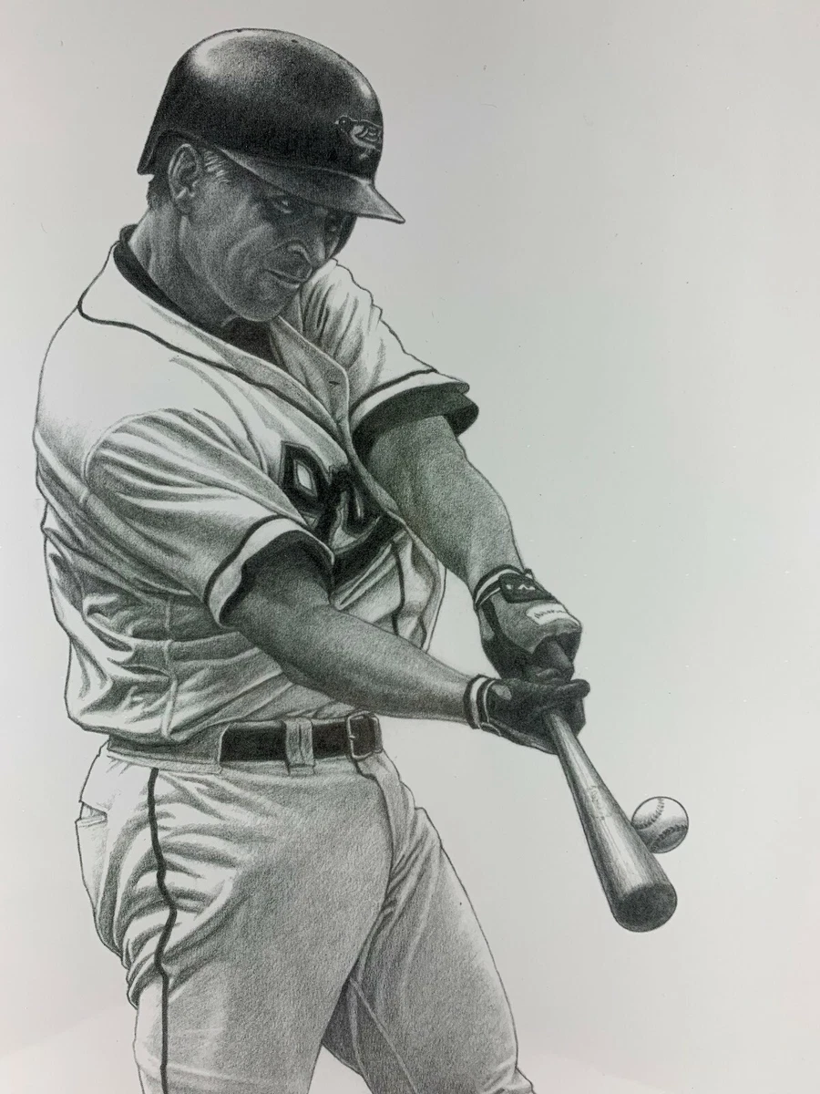 Baseball Pencil Drawing