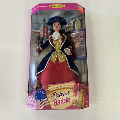 1996 Barbie Mattel #17312 American Stories Patriot Liberty Dream NIB ...