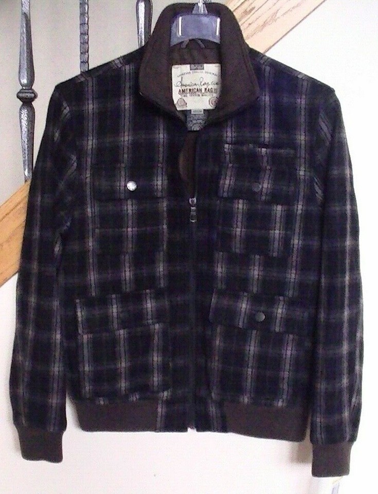 American Rag CIE Plaid Wool Jacket | eBay